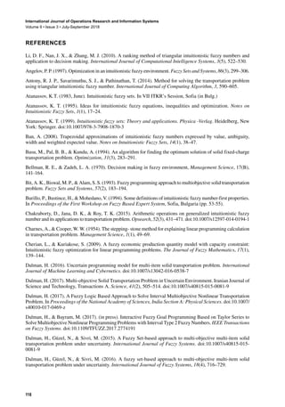 A simple and efficient algorithm for solving type 1 intuitionistic fuzzy solid transportation ...