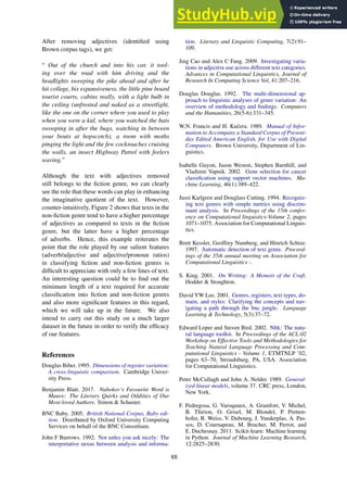 A Simple Approach To Classify Fictional And Non-Fictional Genres | PDF | Technology & Computing