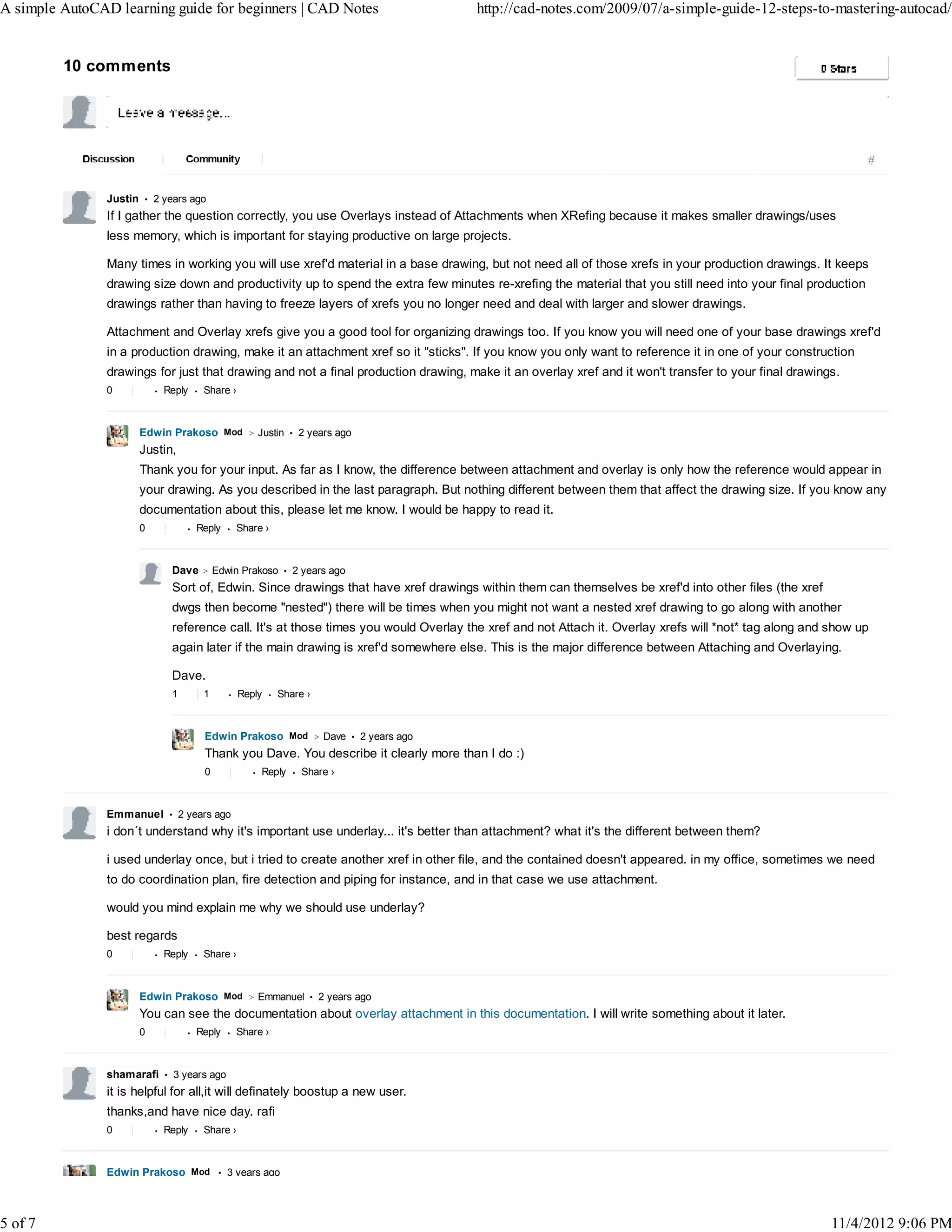 A simple auto cad learning guide for beginners cad notes | PDF