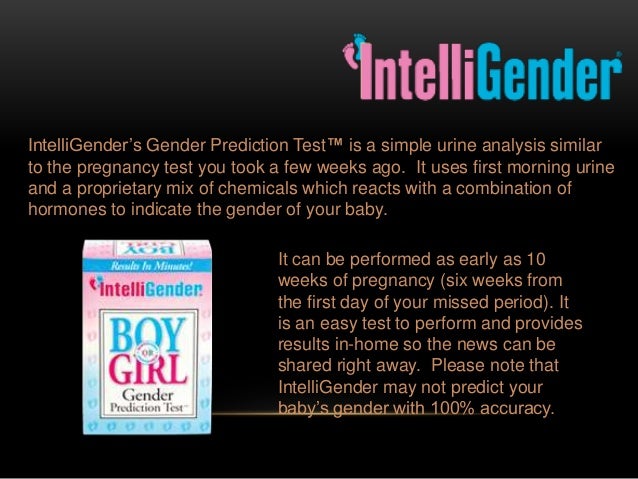 A simple baby gender prediction test you can take at home - intelligender