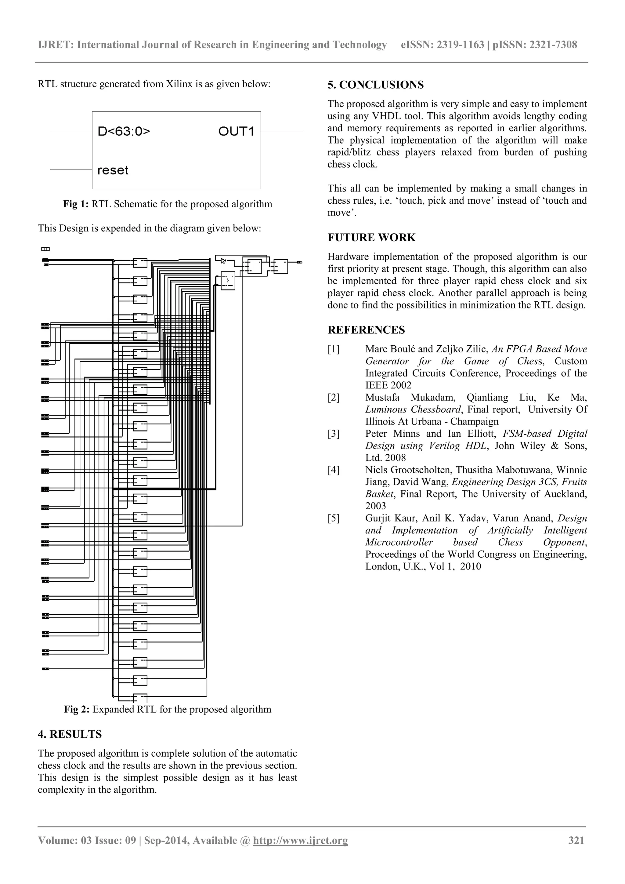 A simple design of vhdl based chess clock integrated with chess board | PDF