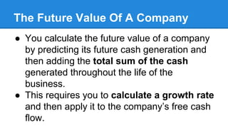 A simple explanation to investment discount rates | PPTX