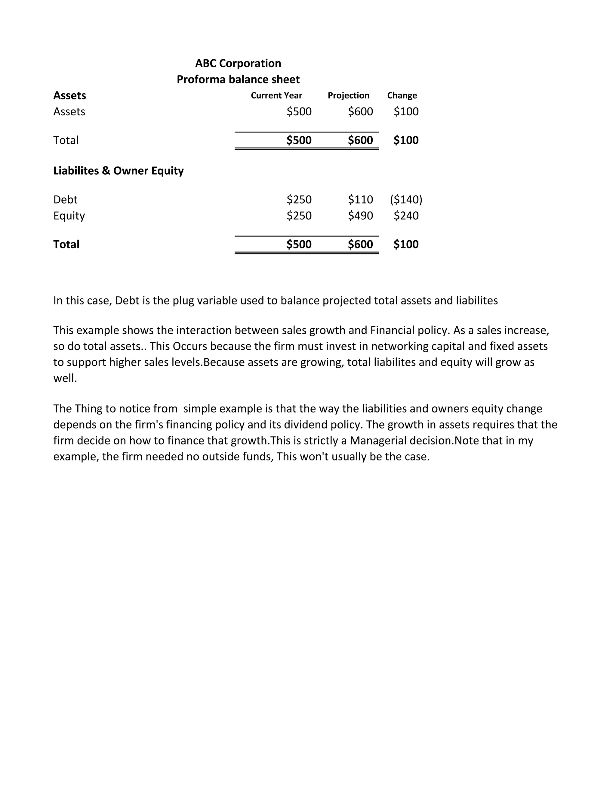 A simple financial planning model | PDF