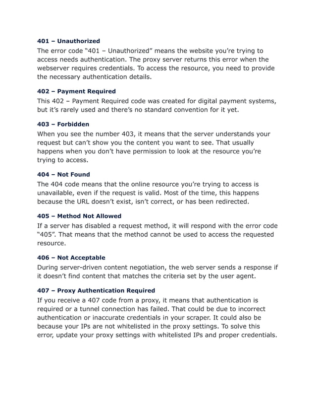 A Simple Guide to Proxy Error and Troubleshooting Issues | PDF