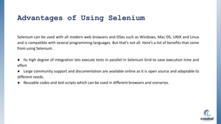 A Simple Guide to Selenium Software Testing | PPT