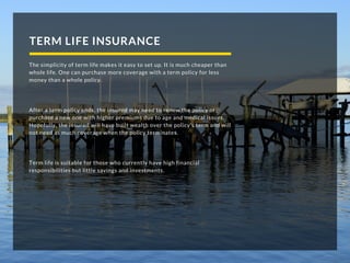A Simple Guide to Understanding Whole Life and Term Life Insurance | PPT