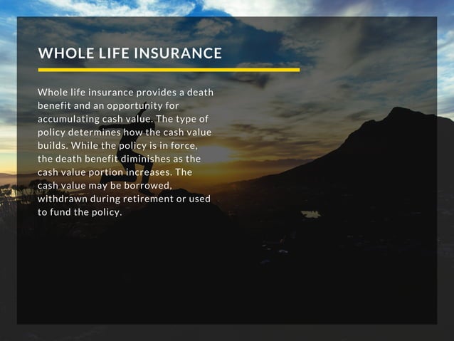 A Simple Guide to Understanding Whole Life and Term Life Insurance | PPT