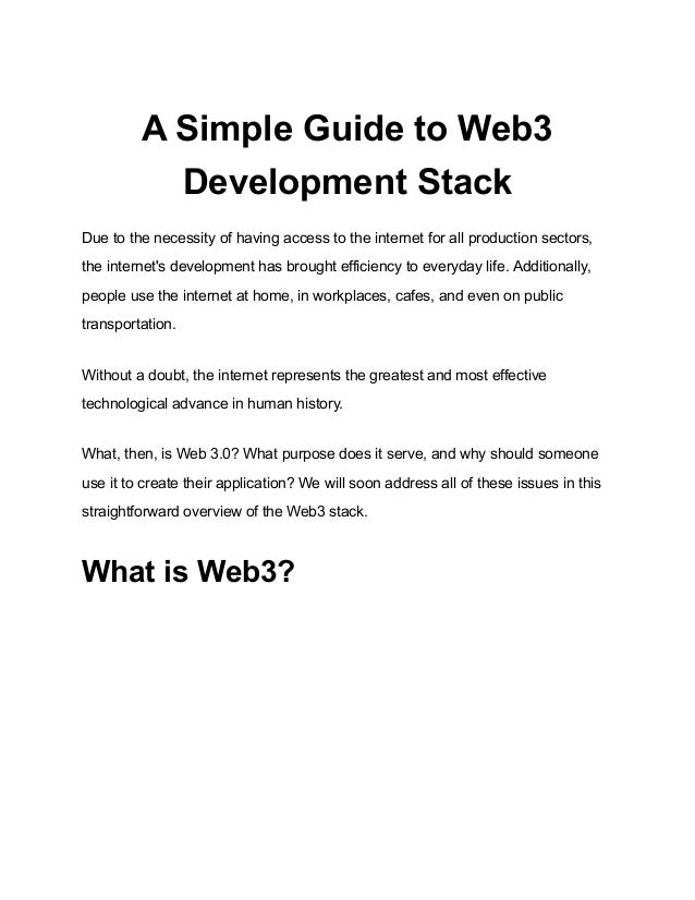 A Simple Guide to Web3 Development Stack.pdf