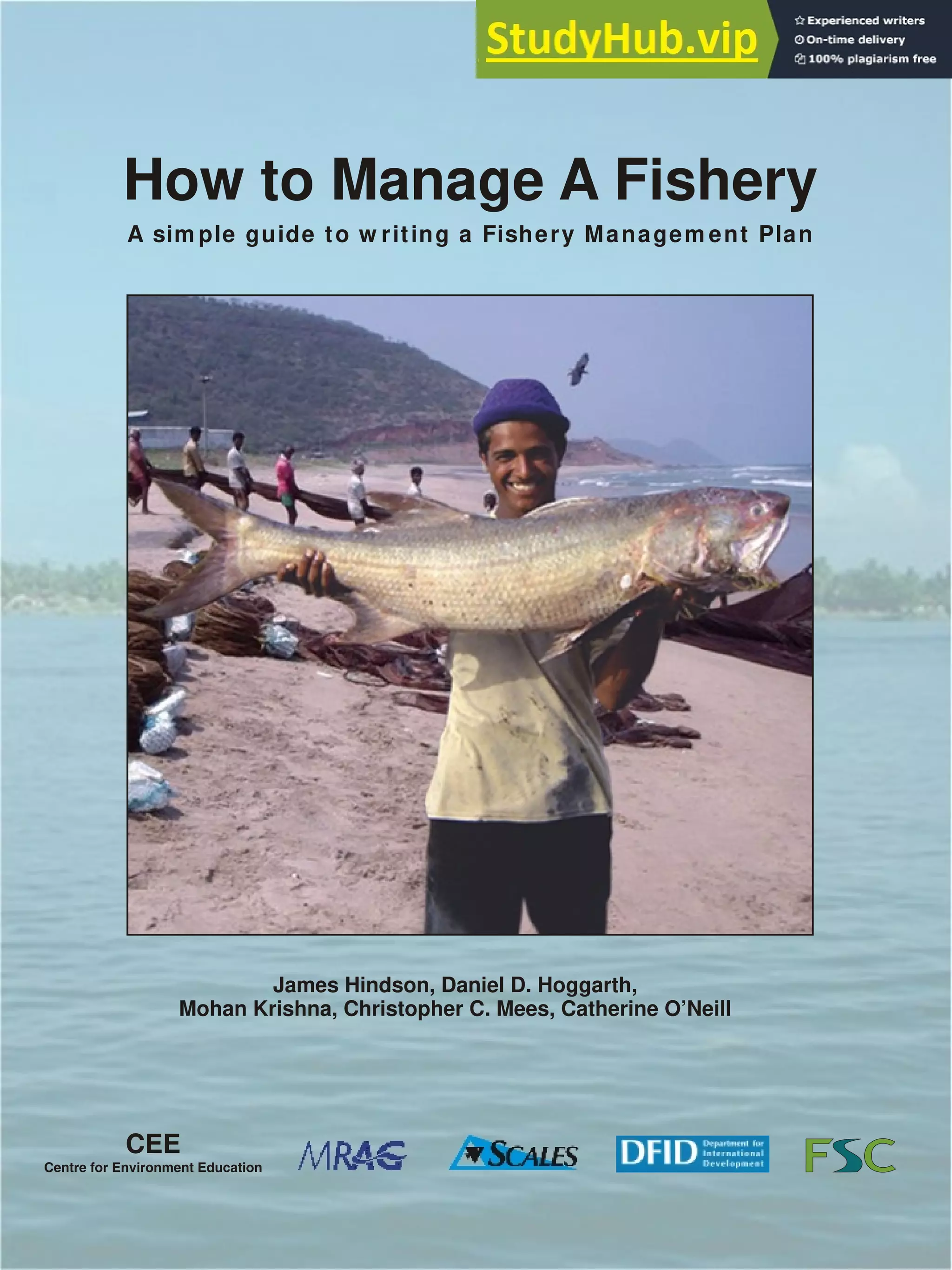 A simple guide to writing a Fishery Management Plan How to Manage A ...