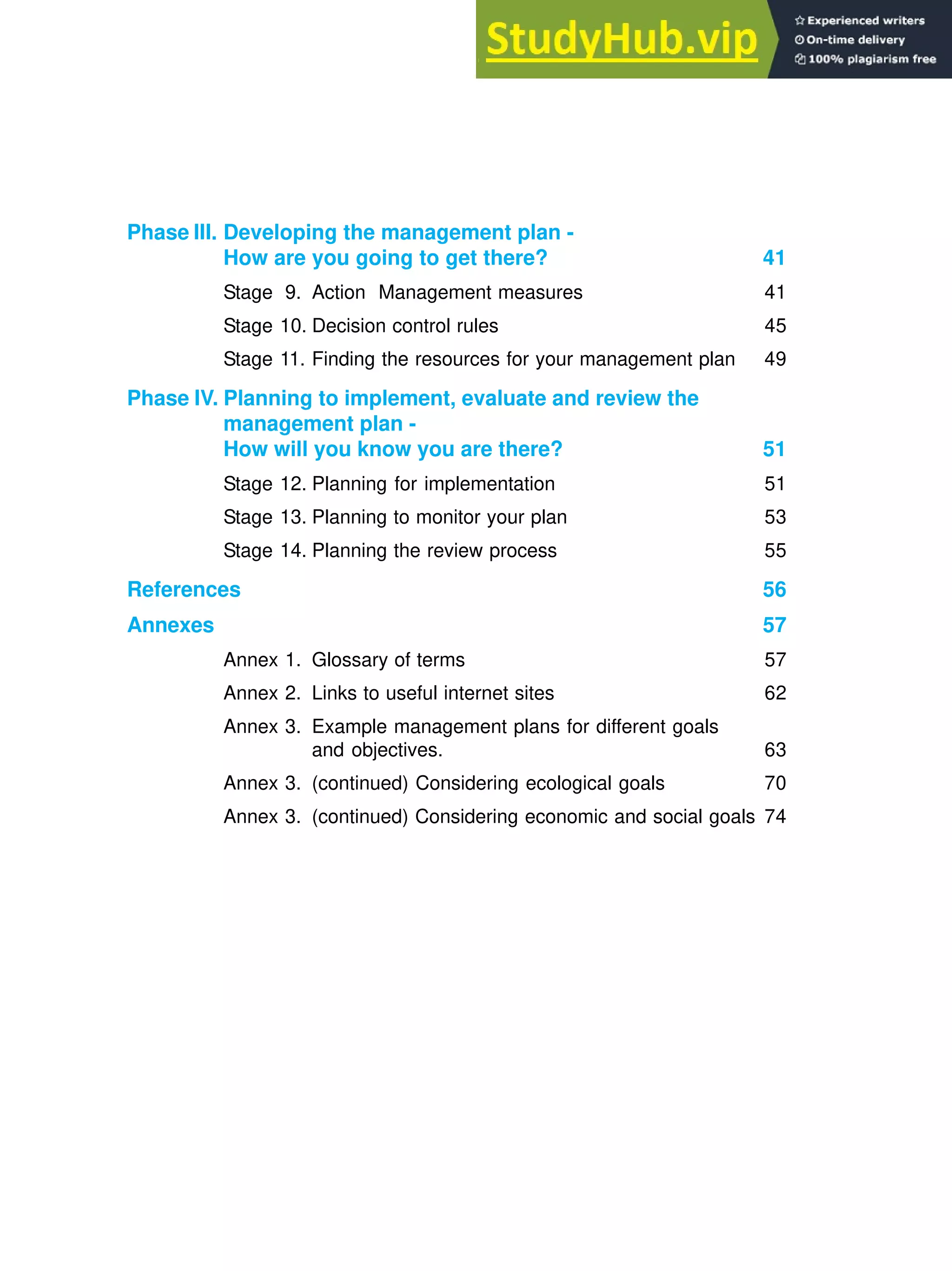 A simple guide to writing a Fishery Management Plan How to Manage A ...