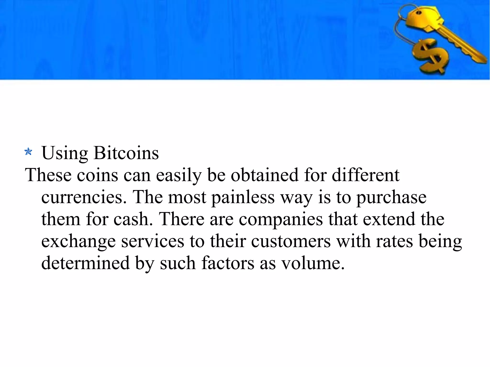 A simple introduction to bitcoin | PPT