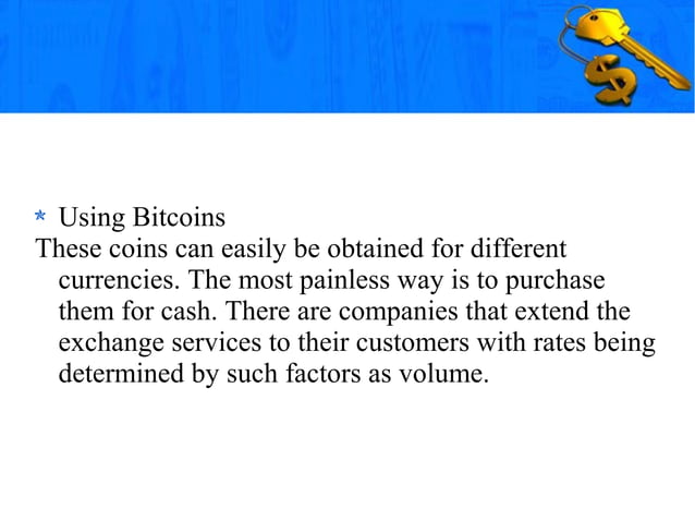A simple introduction to bitcoin | PPT