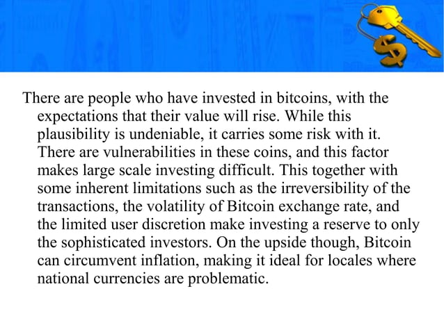 A simple introduction to bitcoin | PPT