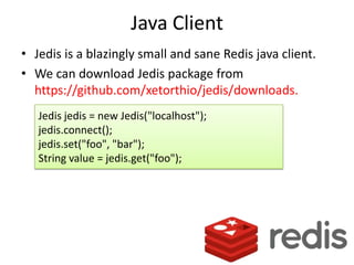 A simple introduction to redis | PPTX