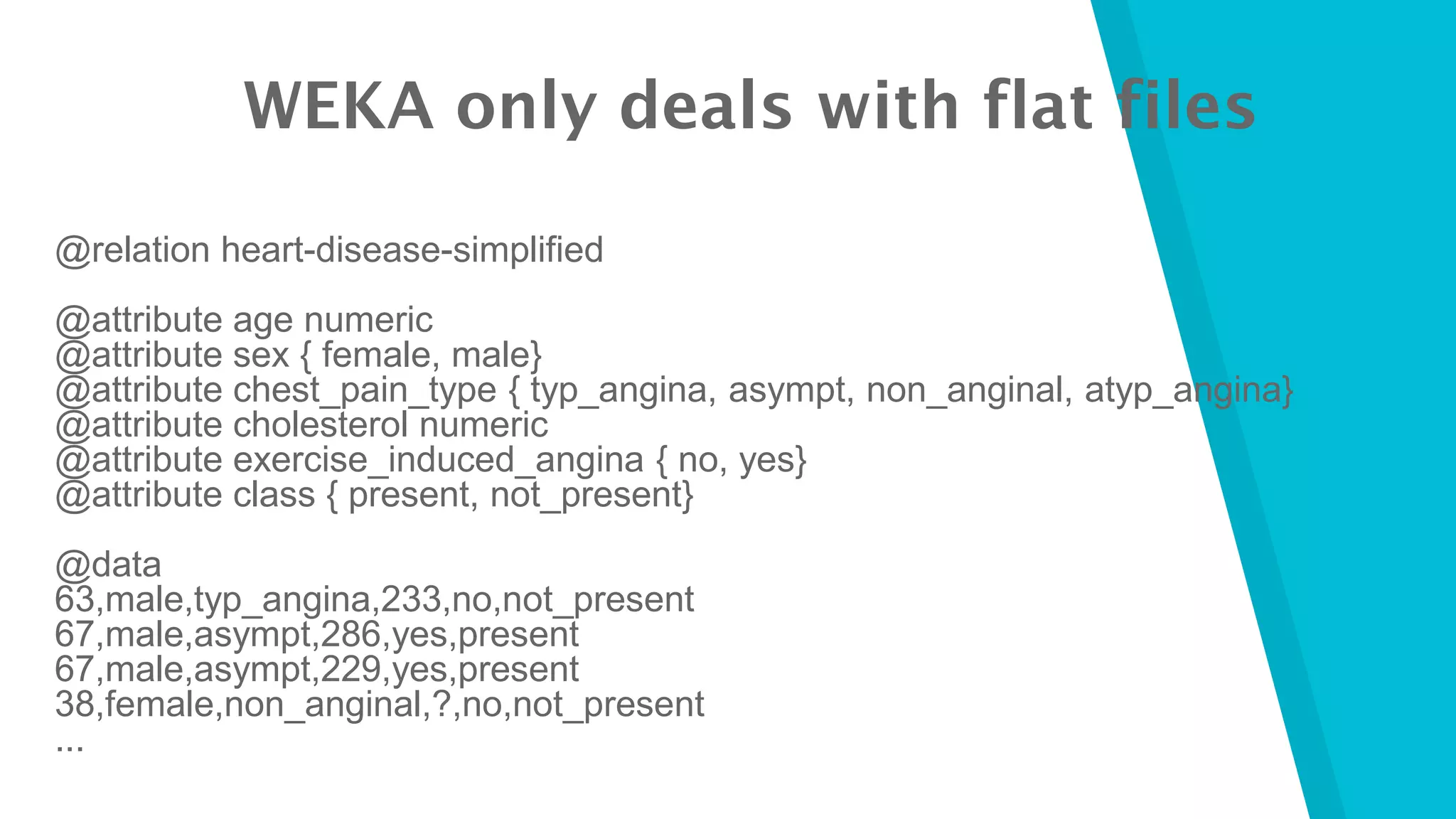 A simple introduction to weka | PPTX