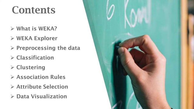 A simple introduction to weka | PPTX | Computer Software and Applications | Computing