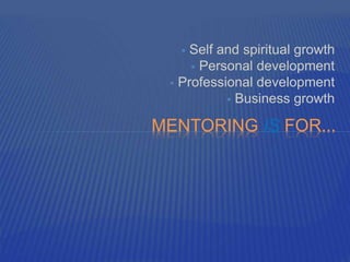 A Simple Islamic Guide to Mentoring | PPTX