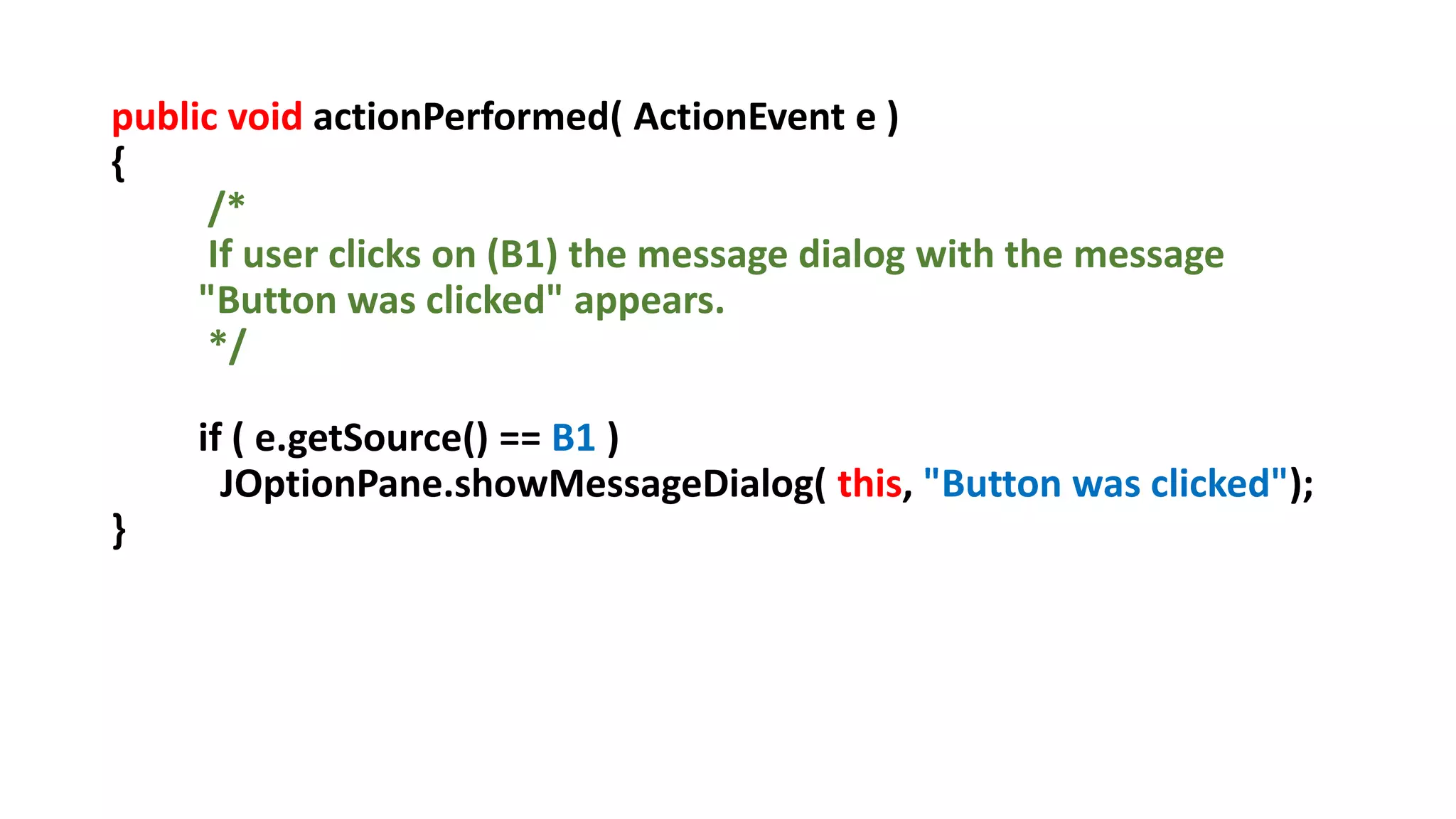 A Simple Java Gui Application Pptx