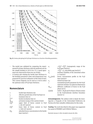 A simple kinetic model for the growth of fe2 b layers on aisi 1026 ...
