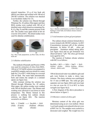 A simple nonconventional method to extract amorphous silica from rice ...
