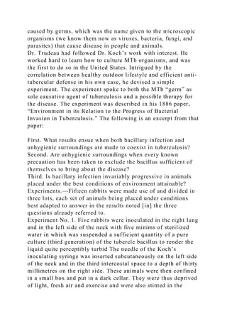 A Simple Plan E.L. Trudeau, the Rabbit Island Experiment, and Tub.docx