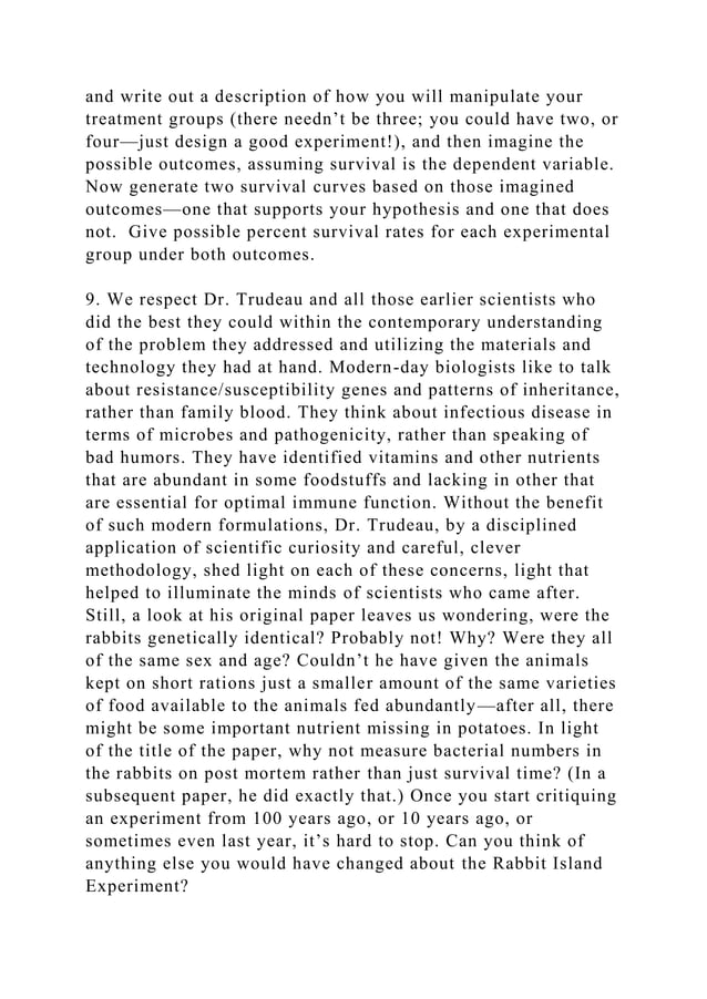 A Simple Plan E.L. Trudeau, the Rabbit Island Experiment, and Tub.docx