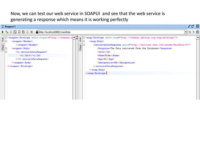 Simple webservice with vm | PPT