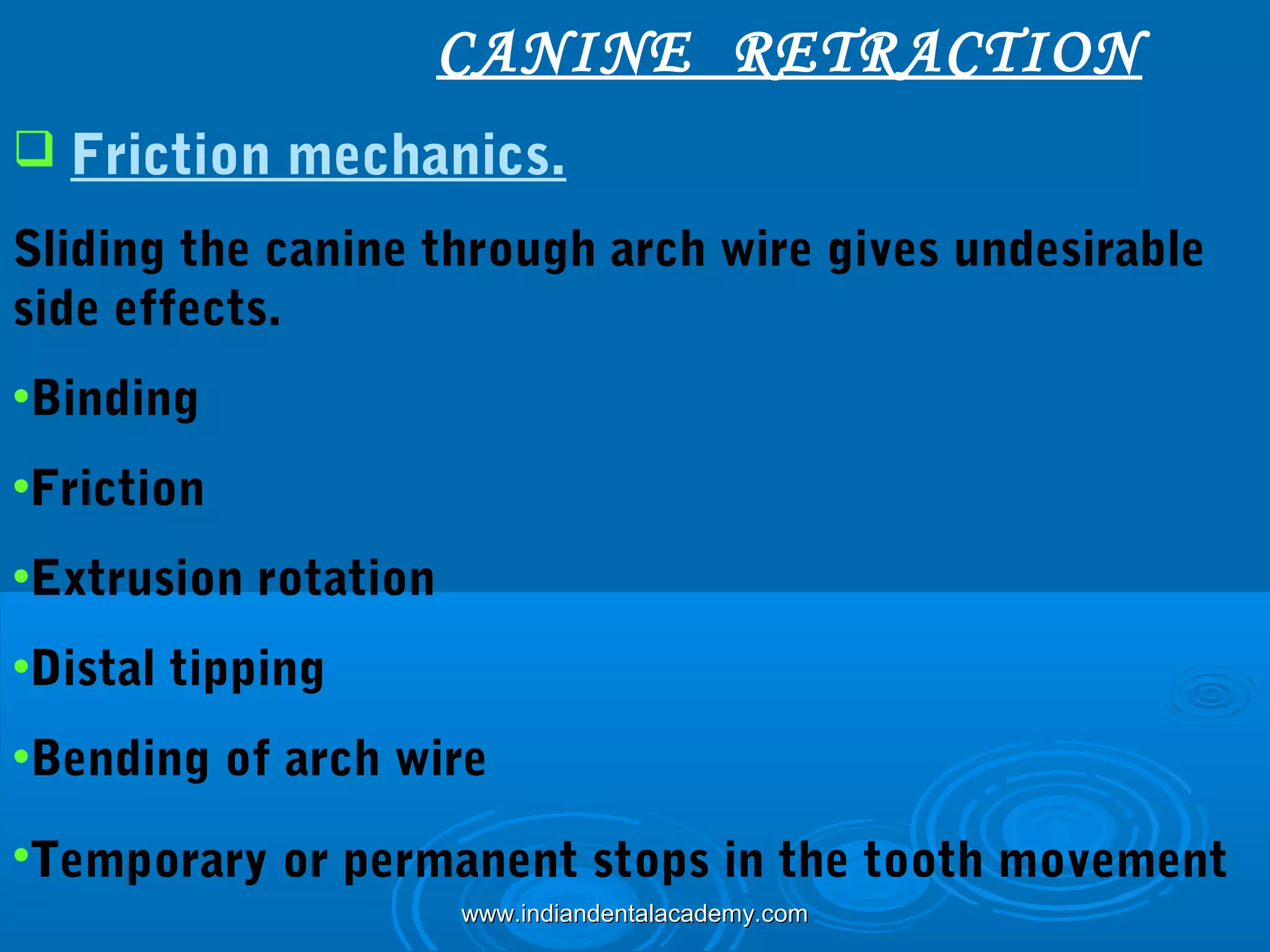 A simplified approach towards pg canine retraction spring | PPT