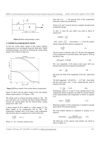A simplified method of designing a phase lead compensator to improve ...