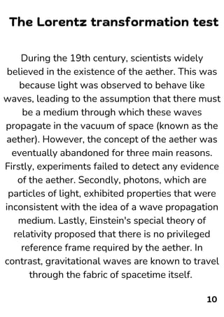 A simplified version of oscillating spacetime and Lorentz ...