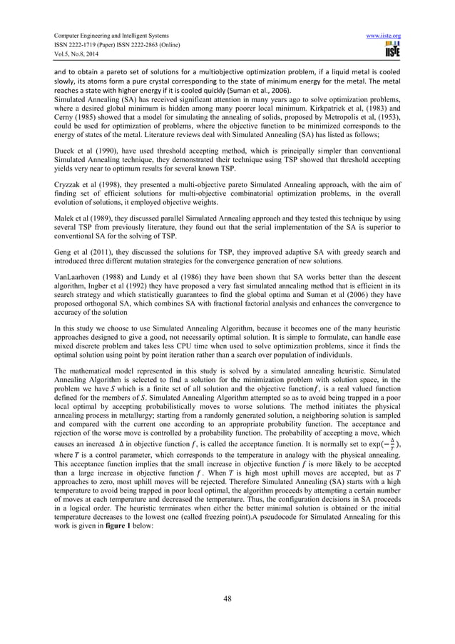 A simulated annealing algorithm for solving the school bus | PDF