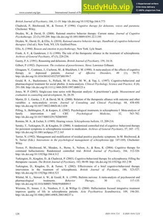 A Single Case Experiment For Cognitive-Behavioral Treatment Of Auditory ...