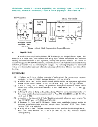 A single rating inductor multilevel current source inverter with pwm strategie | PDF