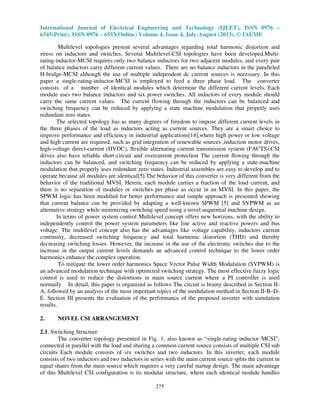 A single rating inductor multilevel current source inverter with pwm strategie | PDF