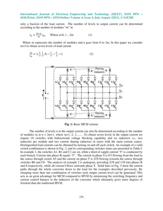 A single rating inductor multilevel current source inverter with pwm strategie | PDF
