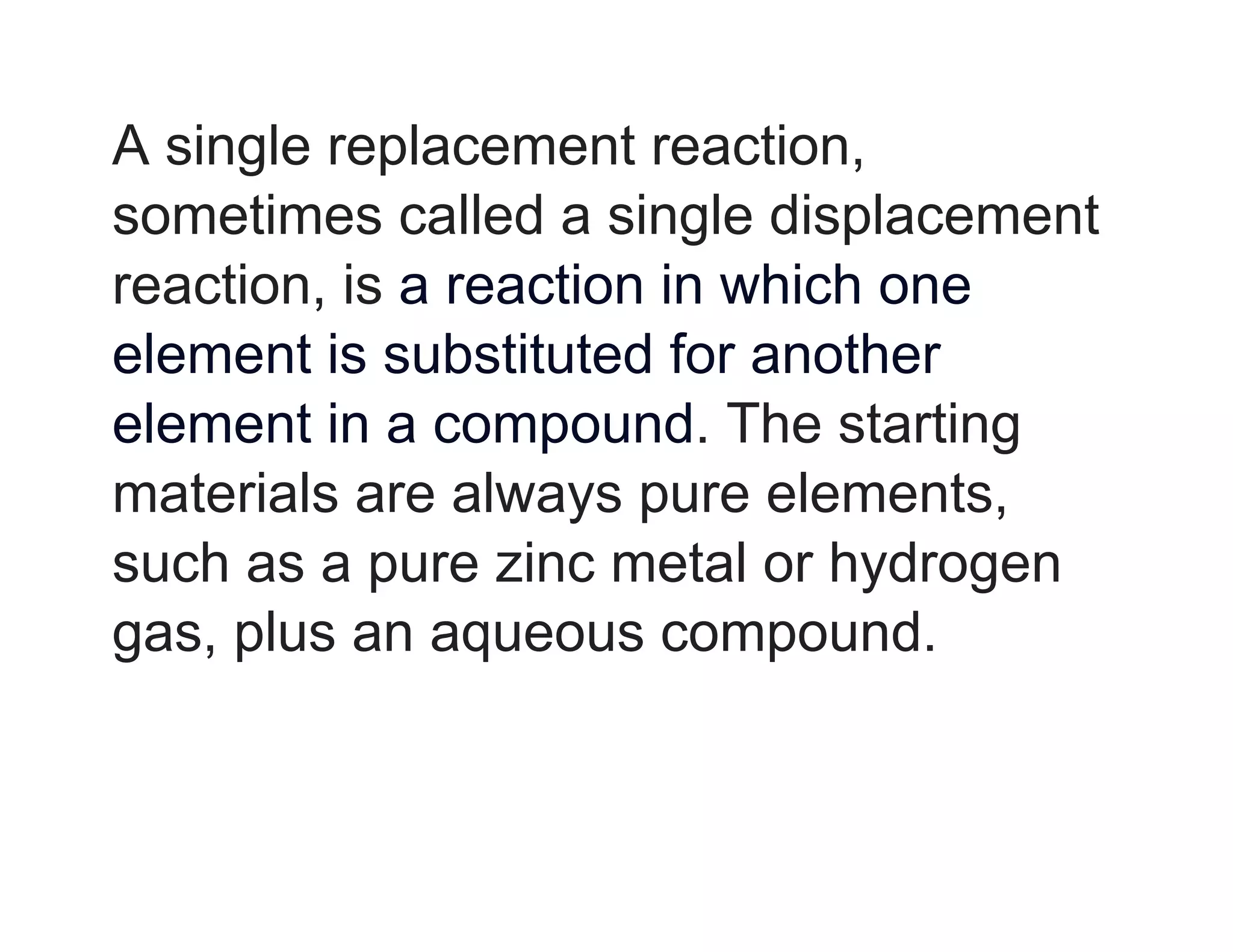 A single replacement reaction.docx