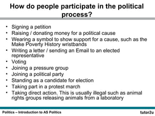 As introduction to politics | PPT