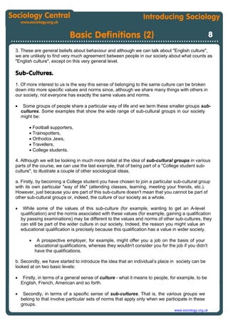 Introduction to Culture | PDF