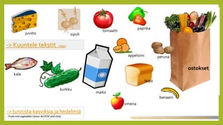 Asiointisuomea - RUOKAKAUPASSA | PPT