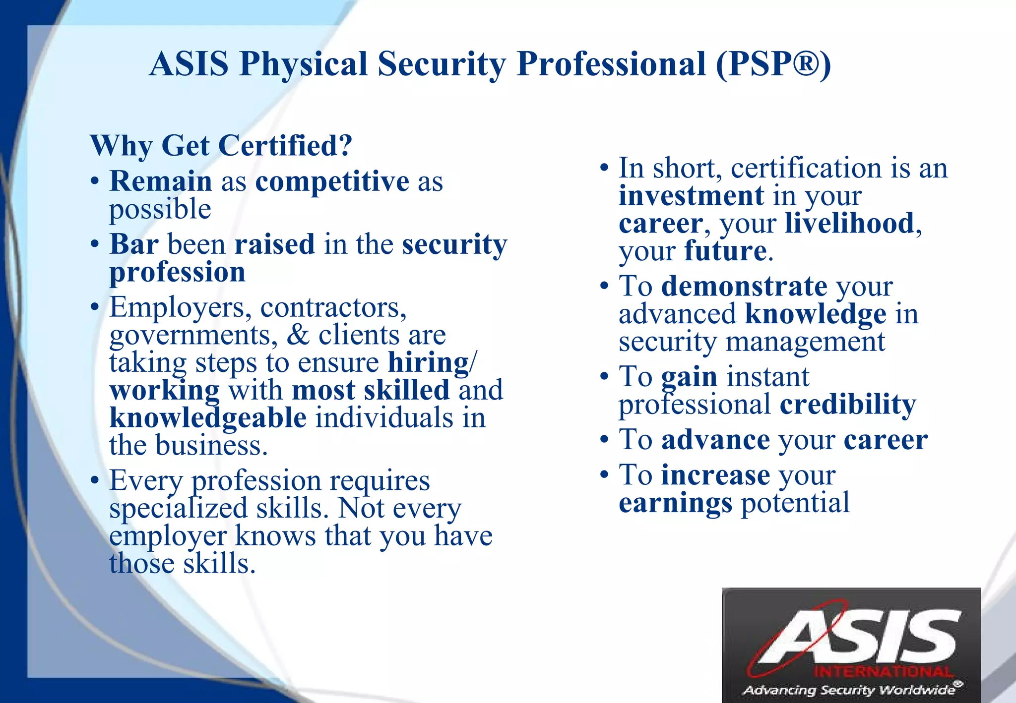 Asis 155 Psp Presentation V1 | PPS