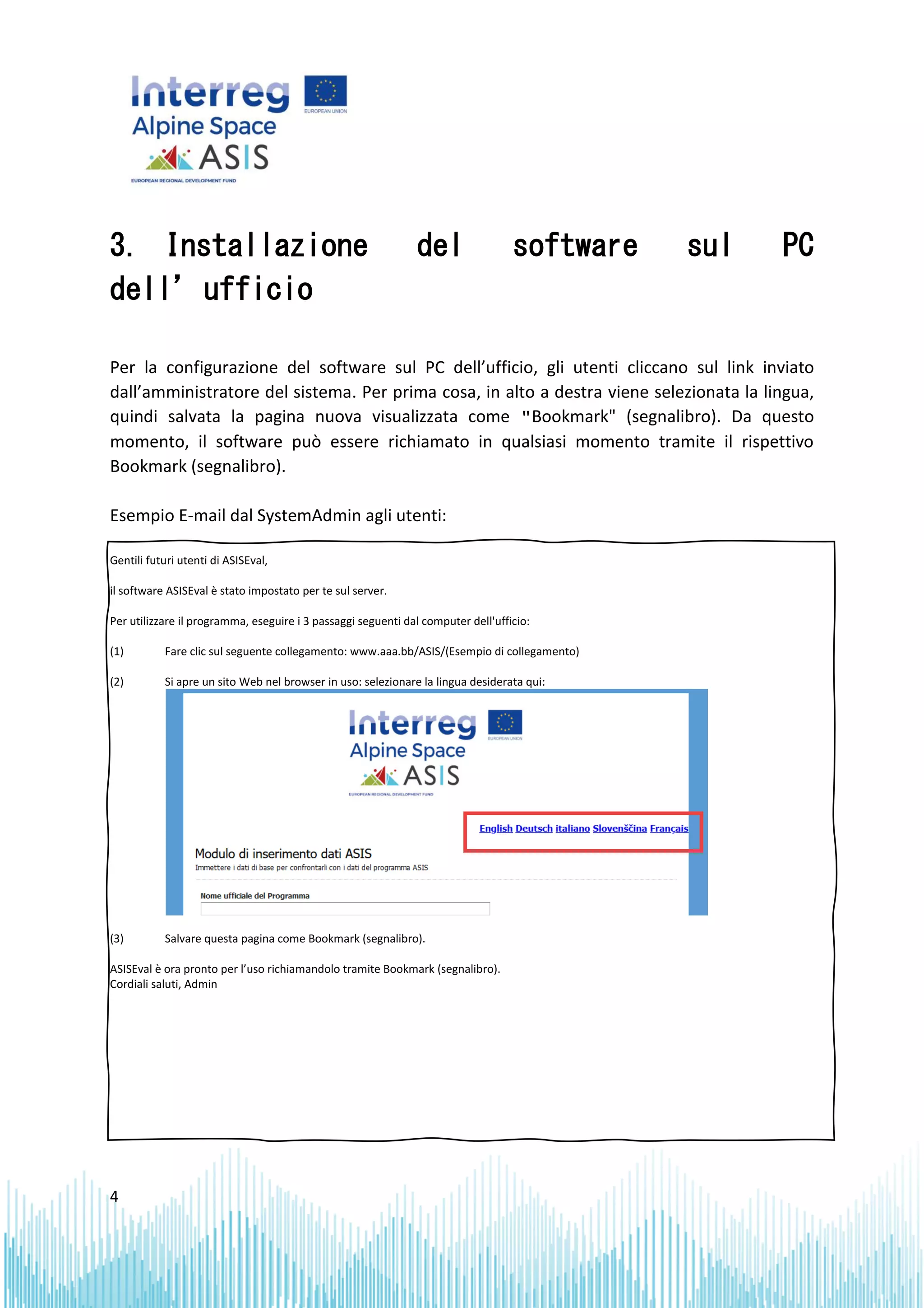 ASIS - Evaluation tool handbook - Manuale Software di valutazione ASIS ...