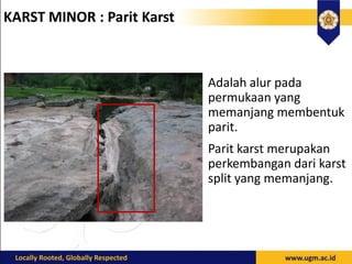 Bentang alam morfologi kars, Pembentukan, Jenis dan lainnya | PDF