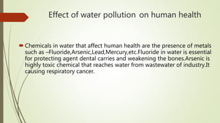 Water pollution | PPTX