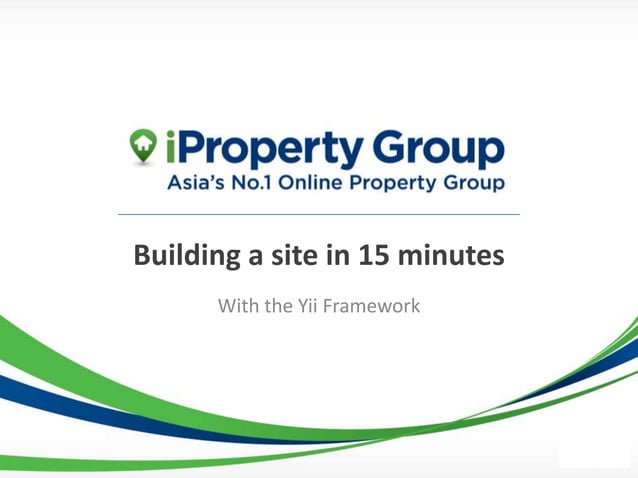 A site in 15 minutes with yii | PPT A site in 15 minutes with yii | PPT