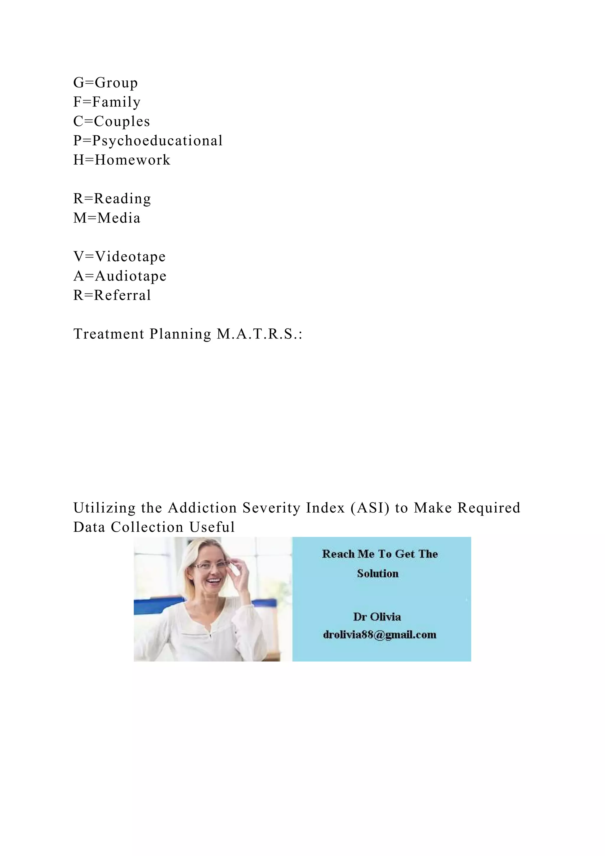 ASI Treatment Plan Template(ASIDENS Format)ClientOrgan.docx | Medical ...
