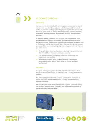 Advance Systems Brochure | PDF