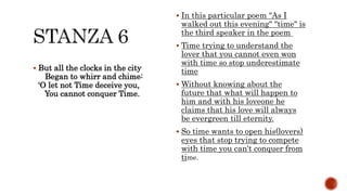 As i walked out one evening | PPTX