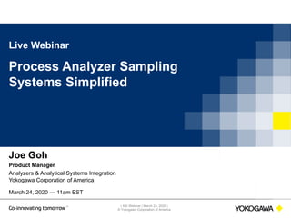 Process Analyzer Sampling Systems Simplified | PDF