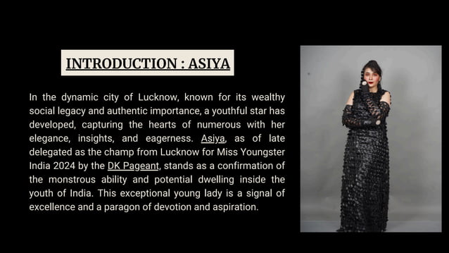 MISS TEEN LUCKNOW 2024 - WINNER ASIYA 2024 | PPT