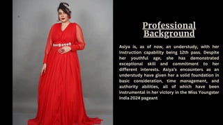 MISS TEEN LUCKNOW 2024 - WINNER ASIYA 2024 | PDF